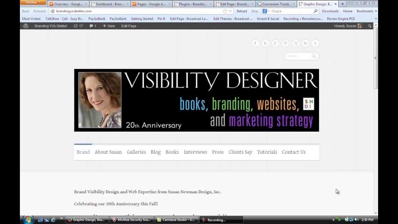 Adwords Tracking Code Plugin in the WordPress Dashboard - YouTube