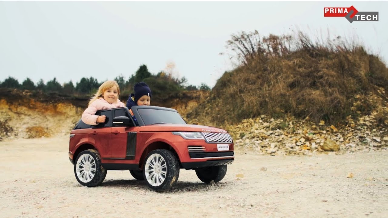 Dwuosobowe auto dla dzieci - RANGE ROVER 4x4 - test od WWW.SAMOCHODZIKI ...