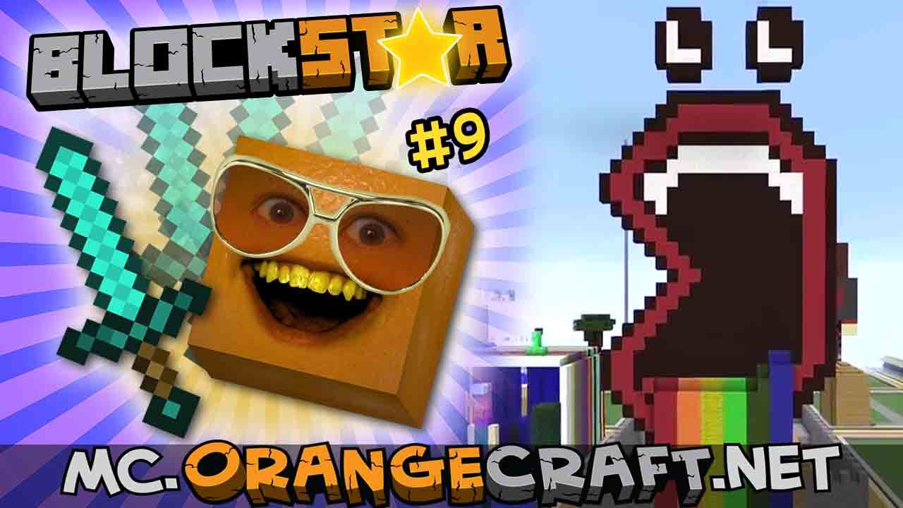 Annoying Orange Blockstars #9: EXPLODING CHICKENS! - YouTube