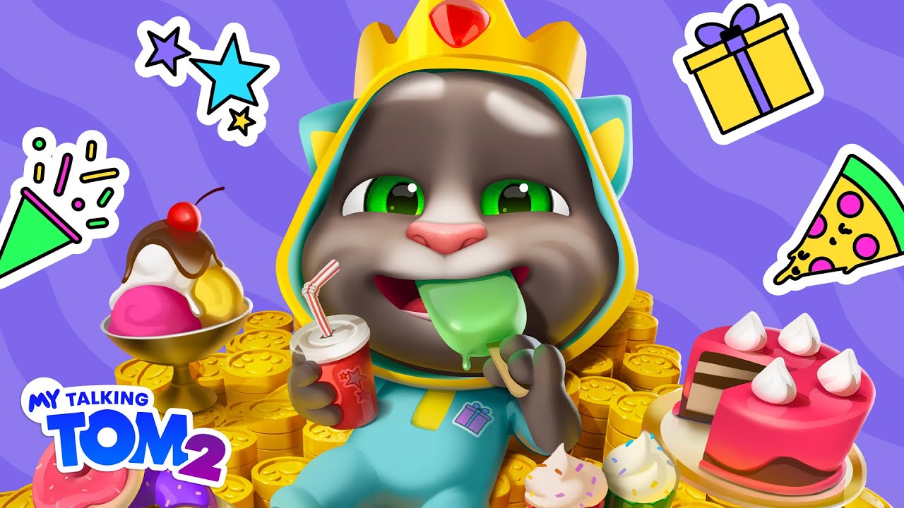🥳 Ch-ching! 100,000 Coins! 🎉🎂 My Talking Tom 2 Gameplay - YouTube