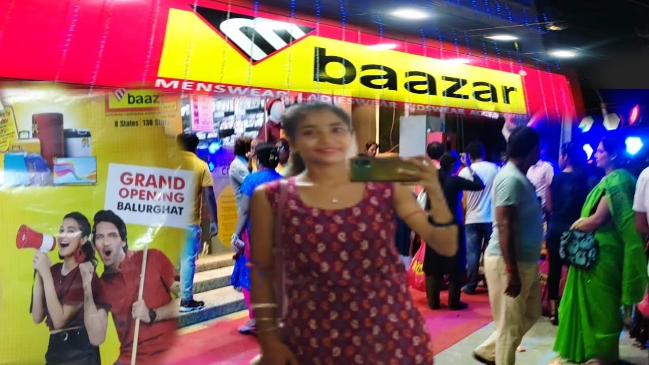 grand opening 'M baazar' shopping mall at Balurghat, nearby state ...