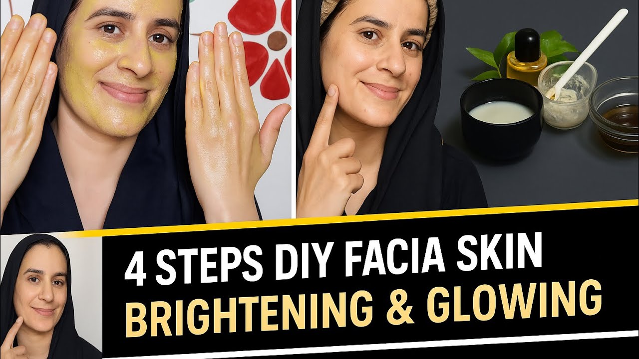 DIY Facial with Gram Flour & Yogurt | 4 Easy Steps for Glowing, Bright ...