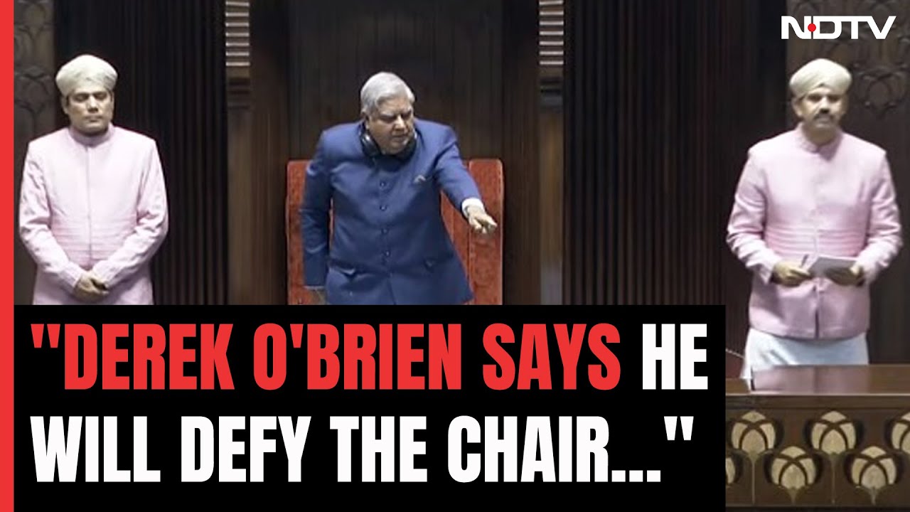 "Breach Of Privilege": Rajya Sabha Chairman Asks Trinamool's Derek O ...