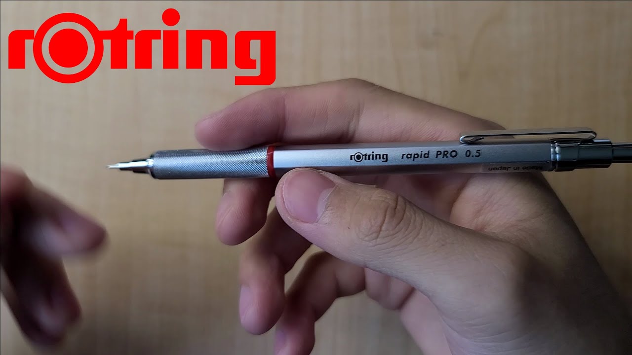 프로를 만난 바다라쿤│rotring RAPID PRO 0.5mm│로트링 래피드 프로 0.5mm - YouTube