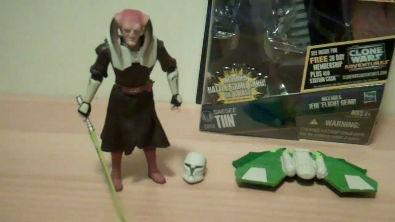 Star Wars Clone Wars Saesee Tin Toy Review - YouTube