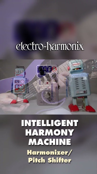 EHX Intelligent Harmony Machine Harmonizer / Pitch Shifter Pedal Demo - YouTube
