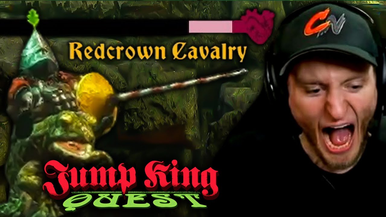 UNBEARABLE RAGE Beating the Frog Boss in Jump King Quest (Highlights ...