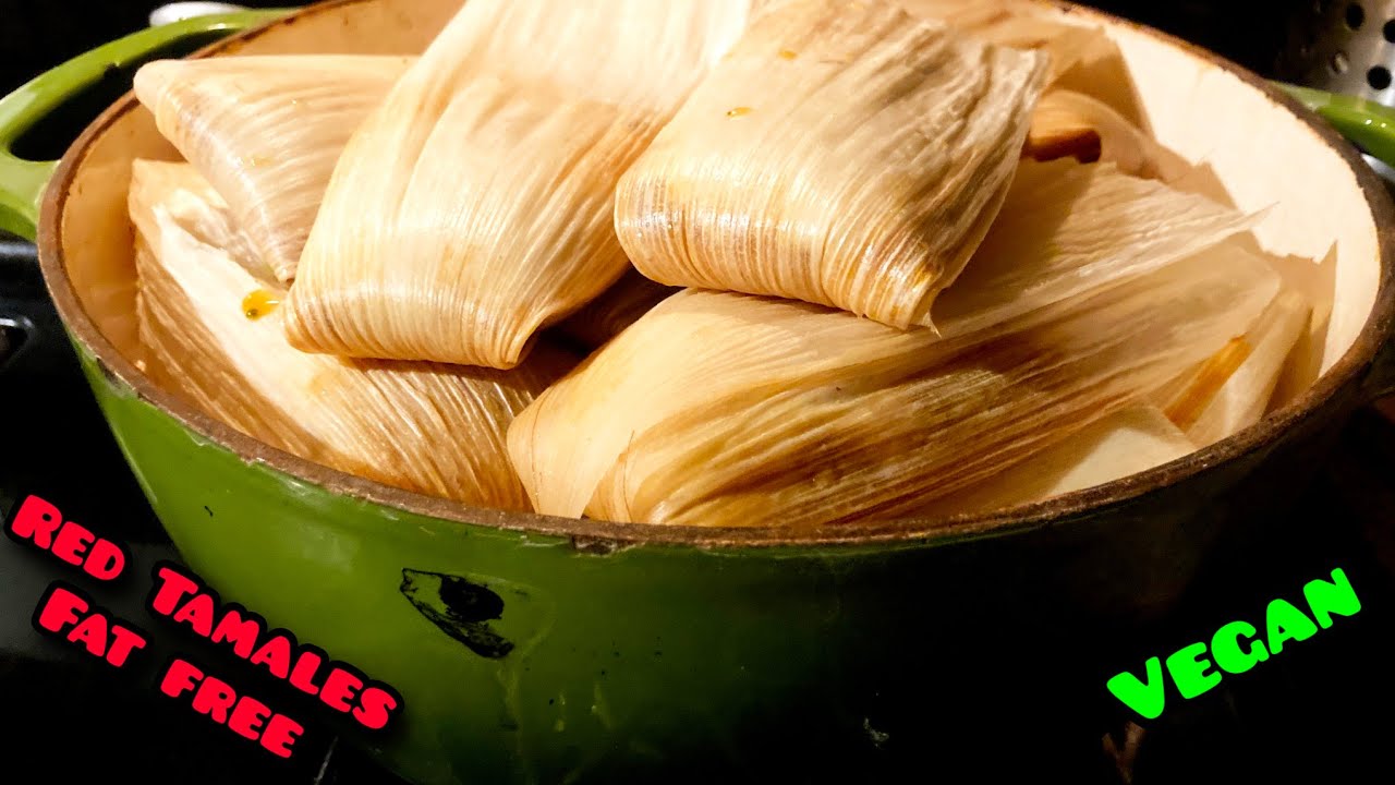 My Favorite Red Tamales recipe | plant based oil free - YouTube
