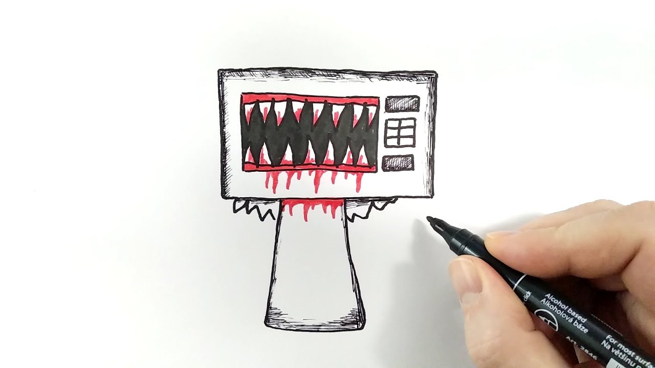 How to draw Lily Spruki Horror - YouTube
