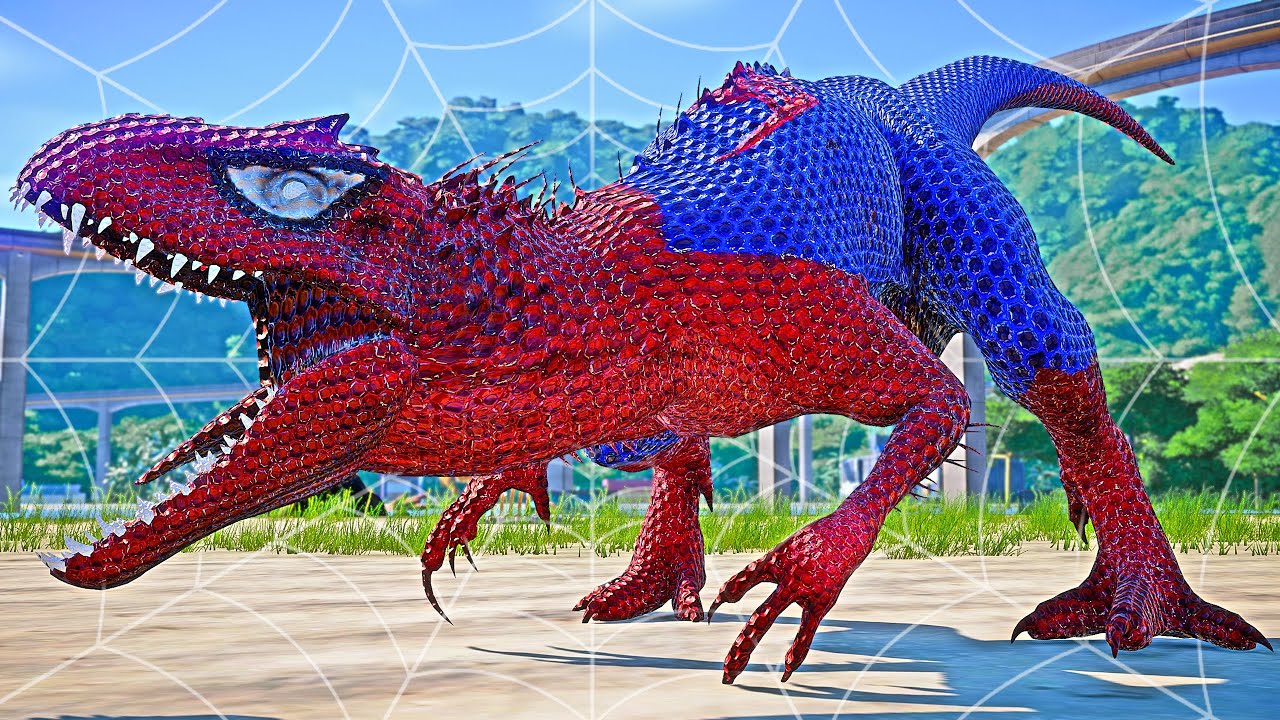 Spiderman Indominus REX, Captain America, Batman, Joker the Battle of ...