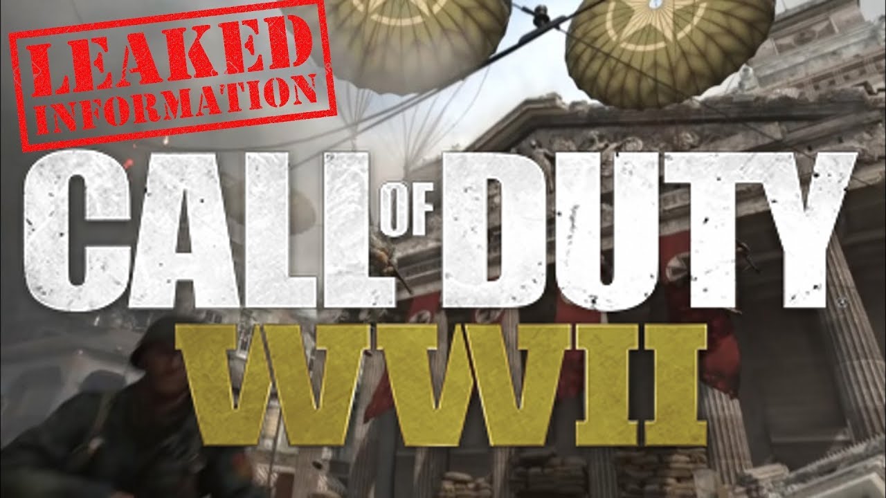 Call of Duty World War 2 "LEAKED" COD WW2 All Multiplayer Maps, Weapons ...