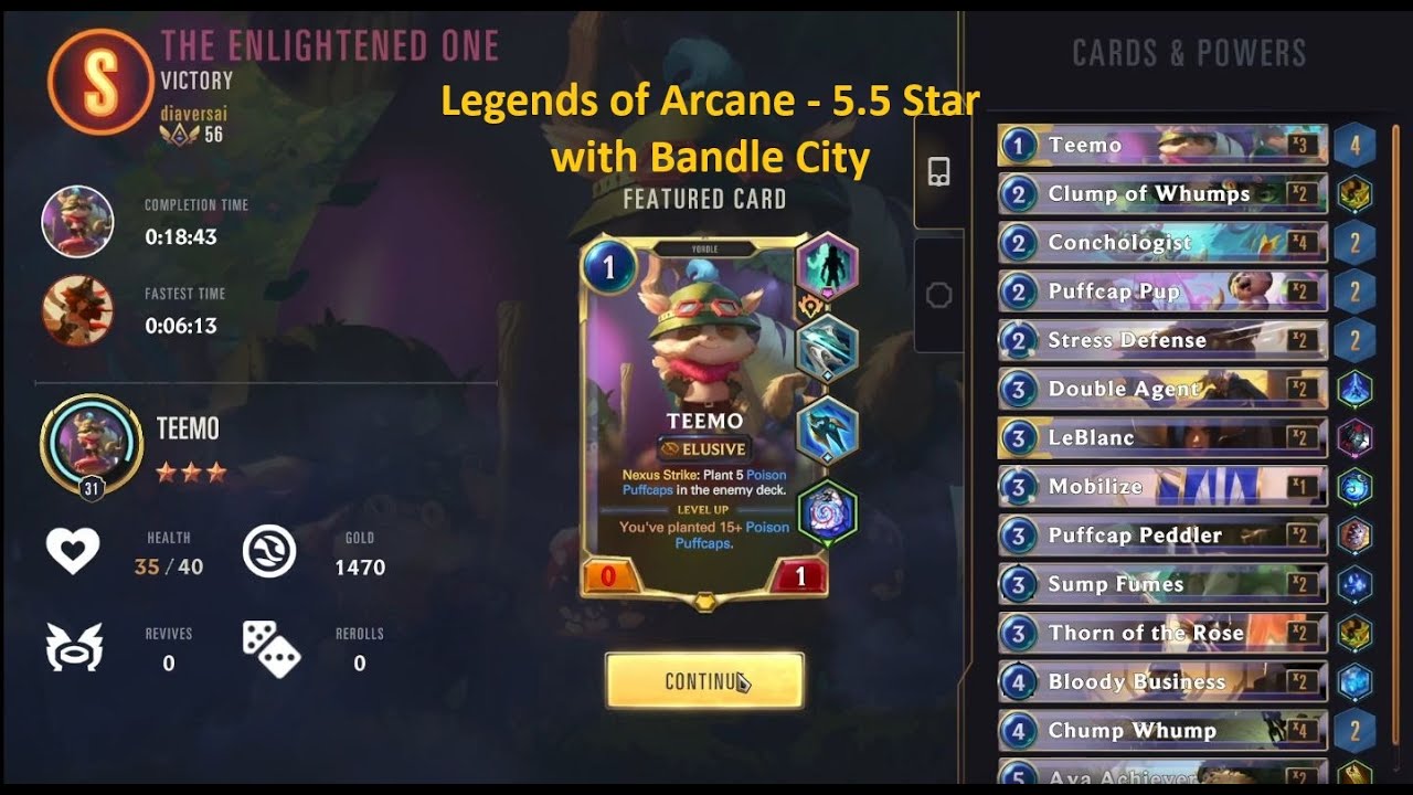 Teemo vs Karma - Legends of Arcane - the Enlightened One - Bandle City ...