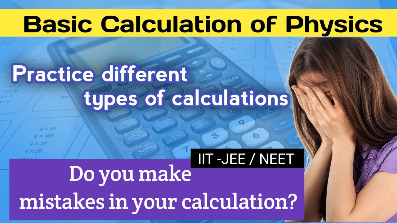 Basic Calculation of Physics, Practice questions. NEET/JEE - YouTube