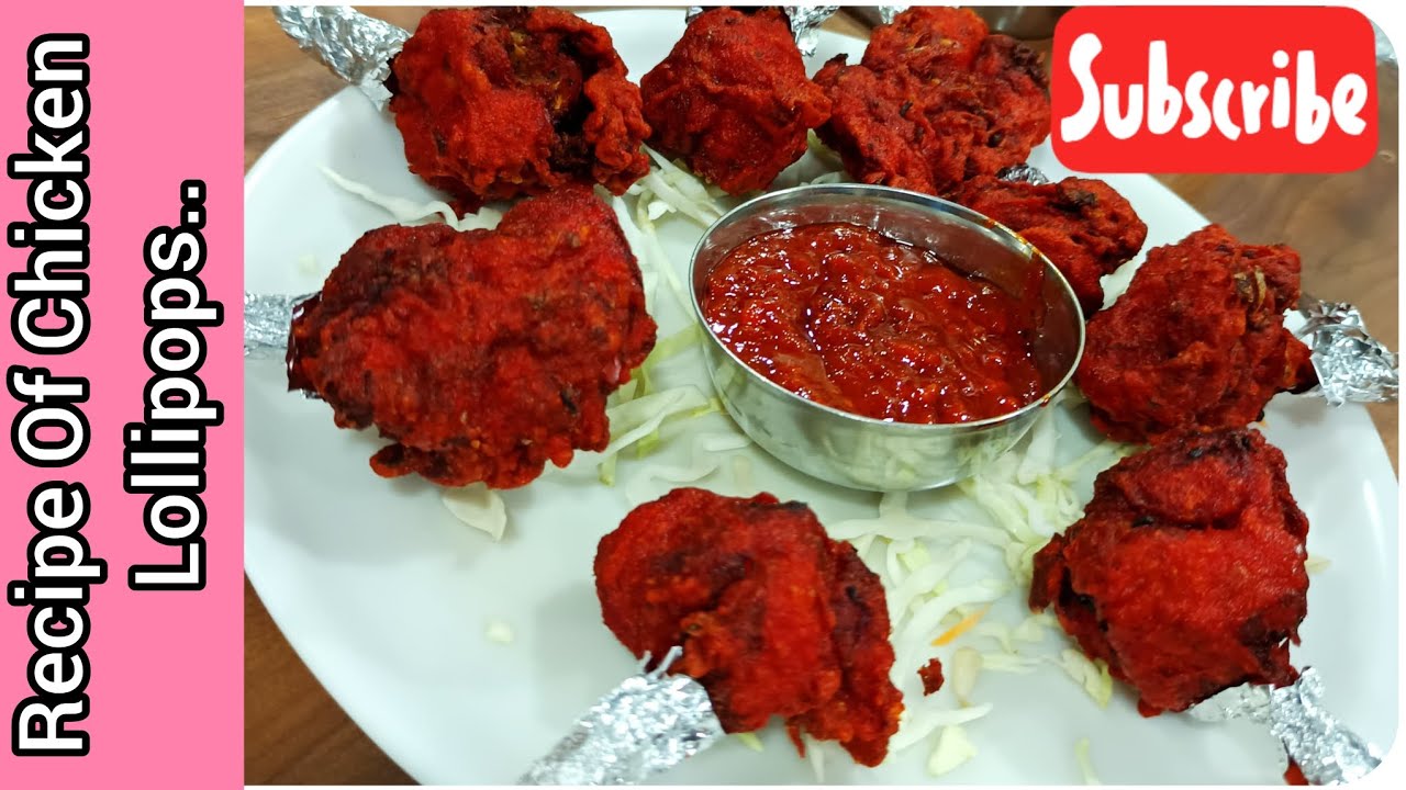 Crispy Chicken Lollipop Recipe | Tasty Indo-Chinese Chicken Lollipop ...