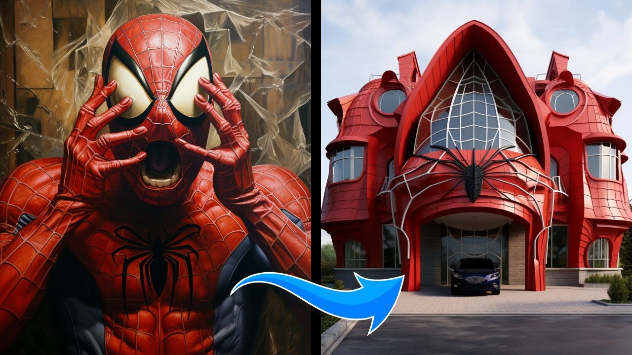 SUPERHEROES as a HOUSE🏠 (Marvel but Houses) and DC - YouTube