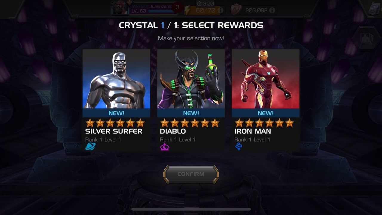 MCOC Battlegrounds Rewards Opening 6 Star Nexus, Feature, and Cavalier ...