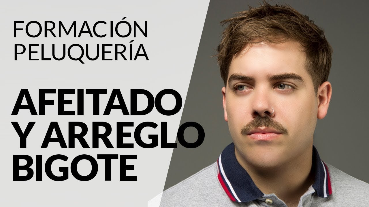 Cómo hacer un afeitado clásico y un arreglo de bigote - YouTube