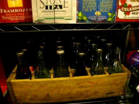 Tour of beer closet and top shelf beers with carboys of homebrew too ...