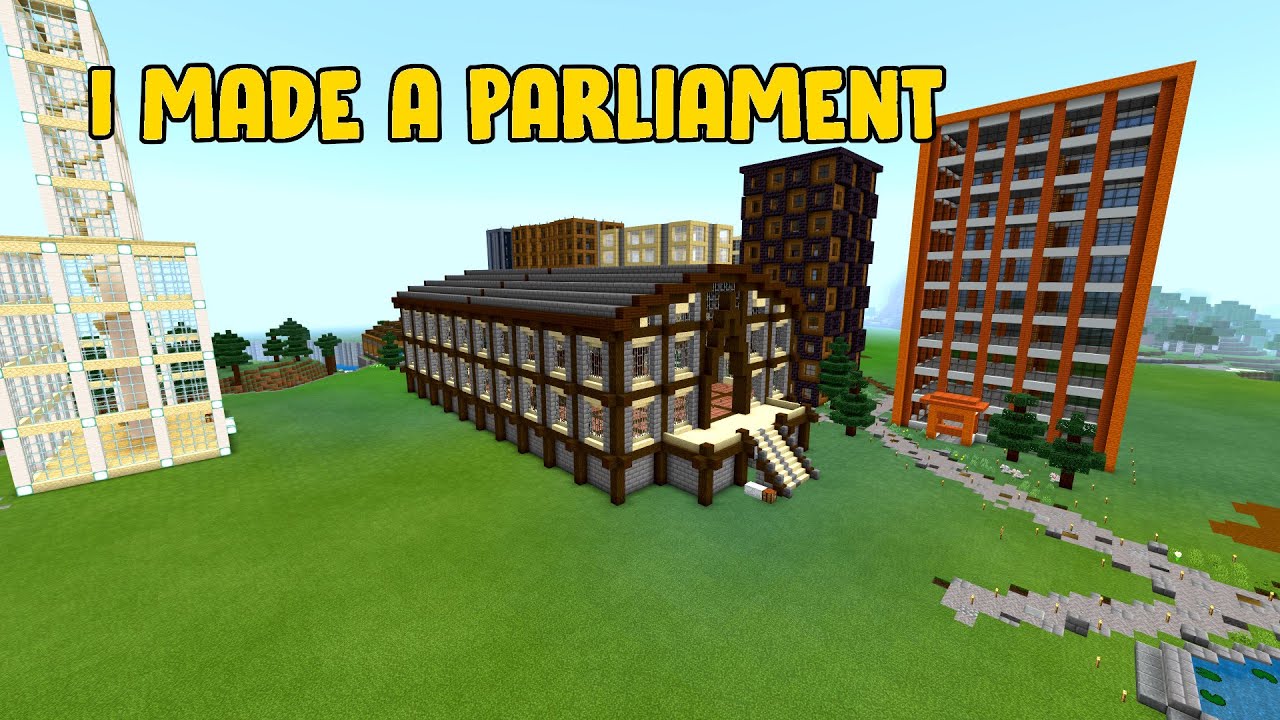 I made a Parliament in Minecraft - YouTube