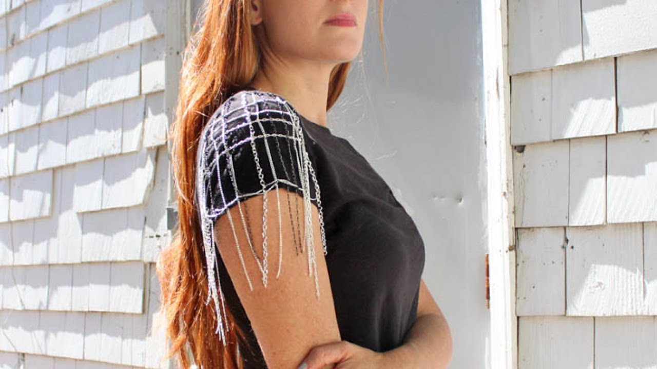Make A Cool Chain Sleeve T Shirt - DIY - Guidecentral - YouTube