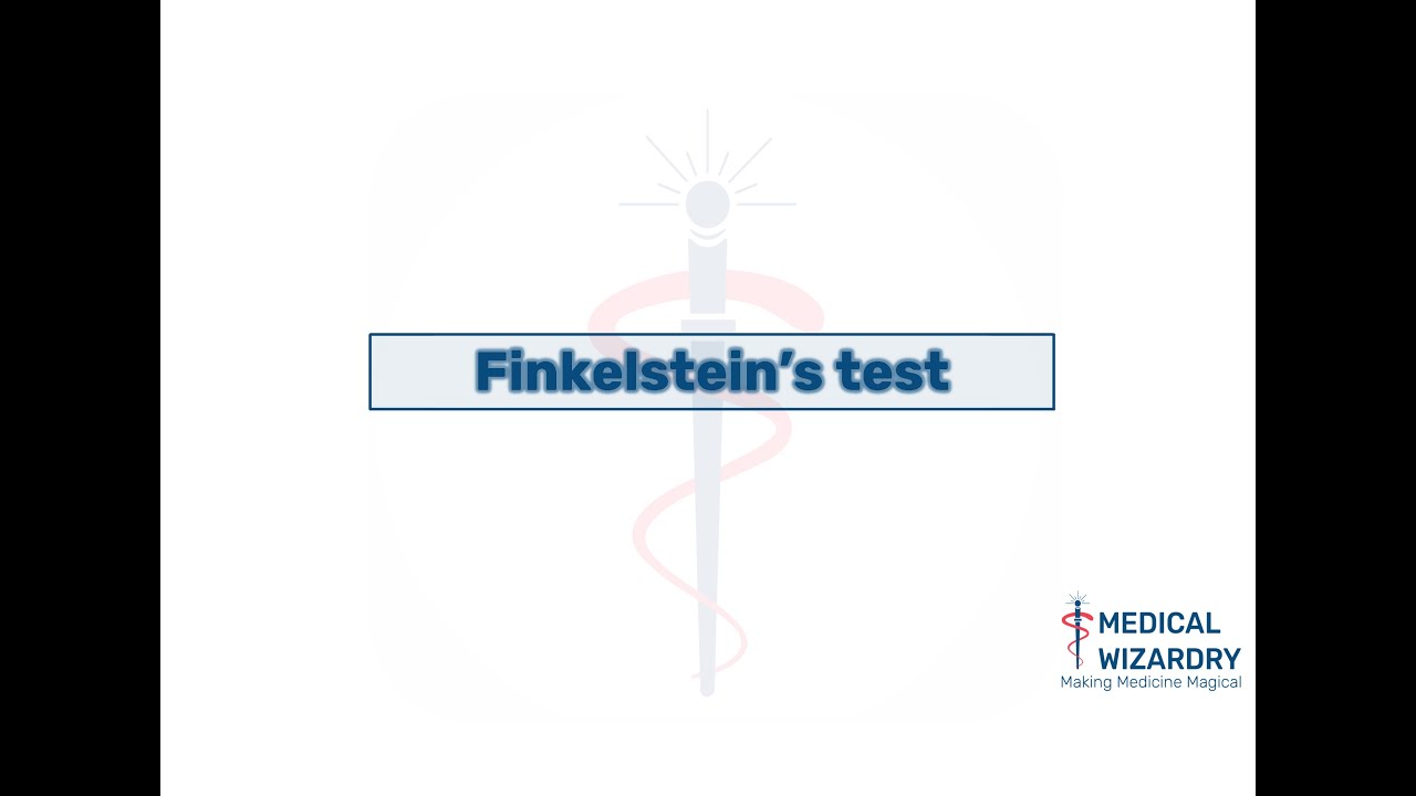 Finkelstein's test- A magical overview - YouTube