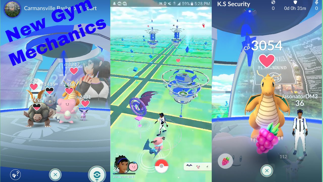 Pokemon Go Gen 2 Gym Battle & Defending Gym Mechanics! - YouTube