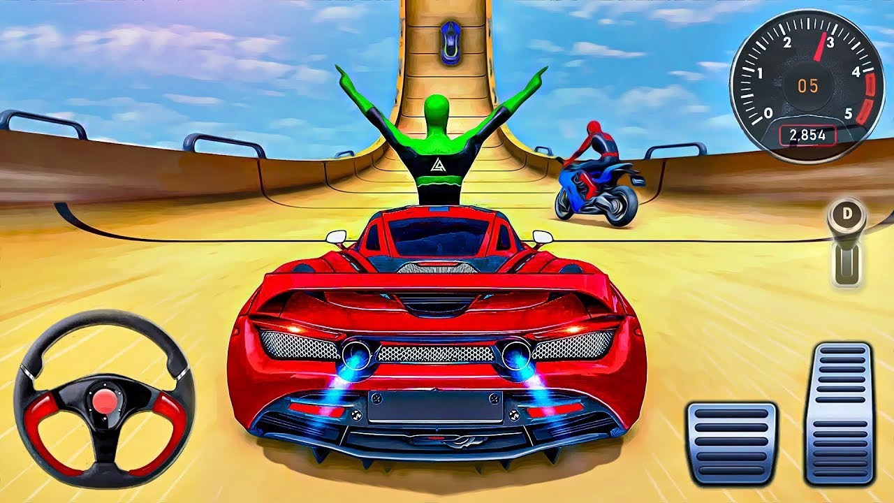 Superhero Car Racing Mega Ramp Games - Mega Ramp Car Stunts - Android ...