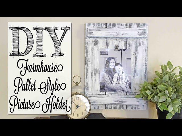 10 Diy Photo Frames With Pallets Pretty Designs