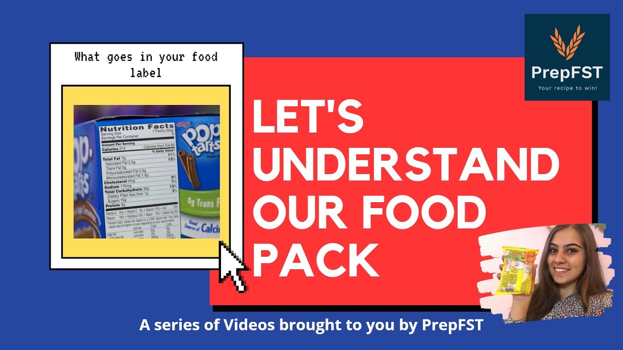 UNDERSTANDING FOOD LABEL : A SERIES - YouTube