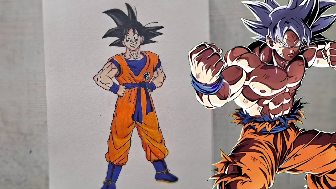 How to draw Goku full body | Step by Step Tutorial | - YouTube
