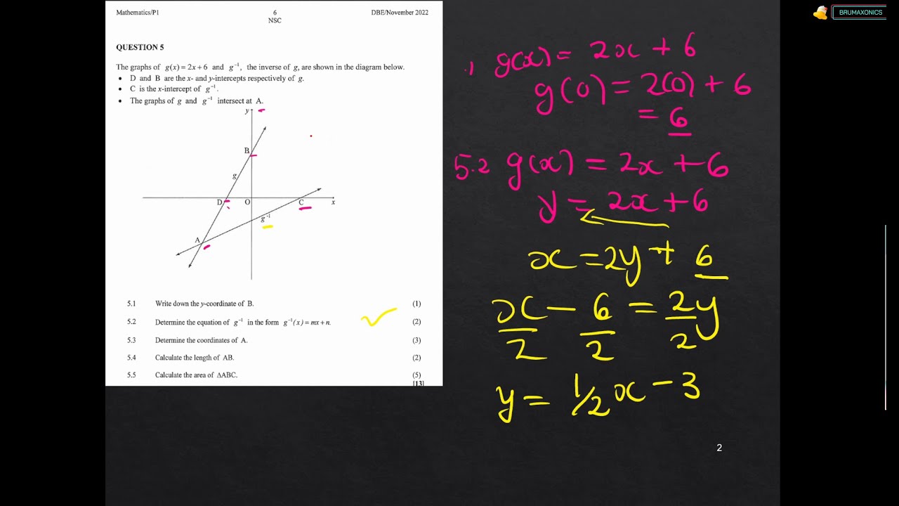 Grade 12 Mathematics |June Exam Preparations 2024! |Exam Question | 4K ...