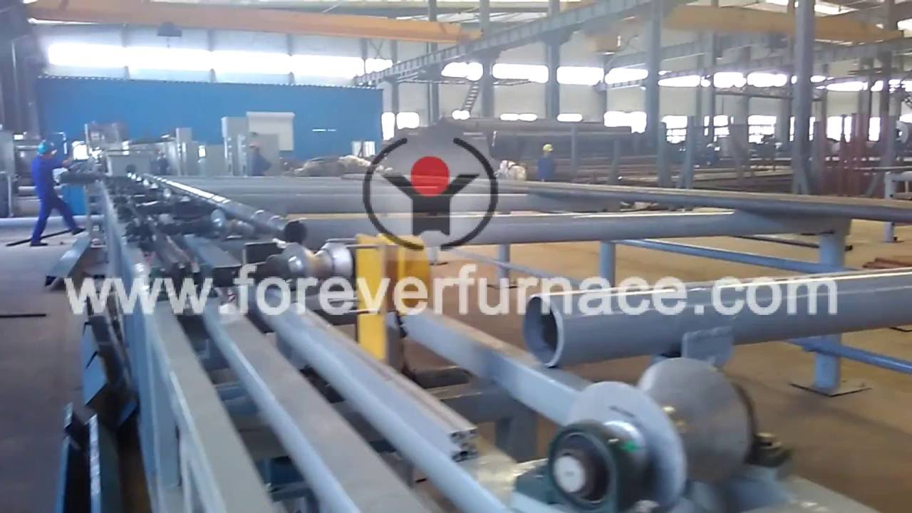 hardening and tempering for steel pipe heat treating - YouTube