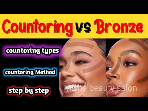 CONTOURING VS BRONZERS | Mastering the Art of Face Sculpting#beauty ...