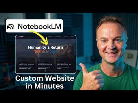 NotebookLM + Gemini = Website Builder (Free & No Code)