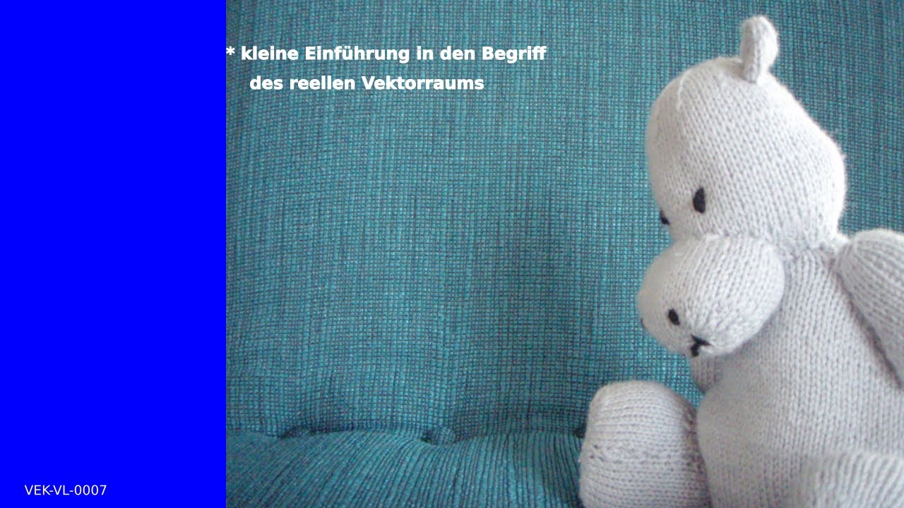 Vektorrechnung: kleine Einführung in den Begriff des reellen ...