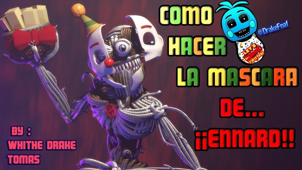 TUTORIAL Make Up Ennard (como crear la mascara de ennard) - YouTube