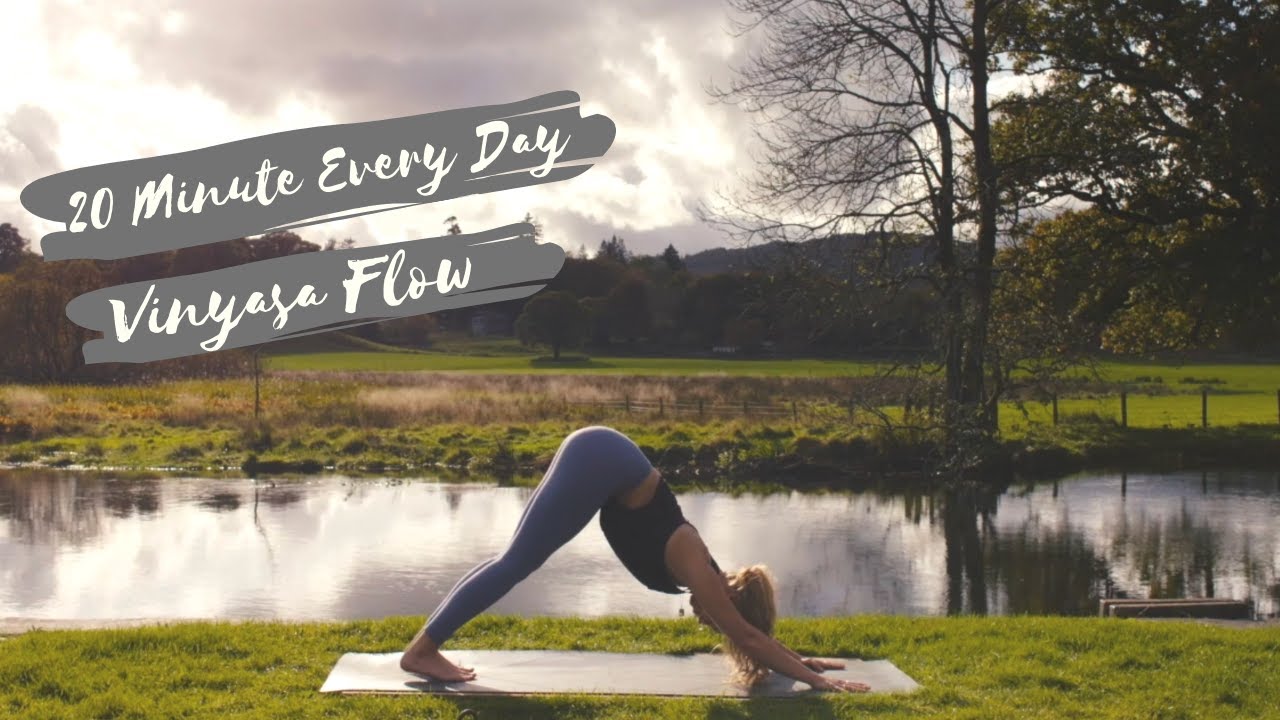 20 minute Every Day Vinyasa Flow - Stride & Edge - YouTube