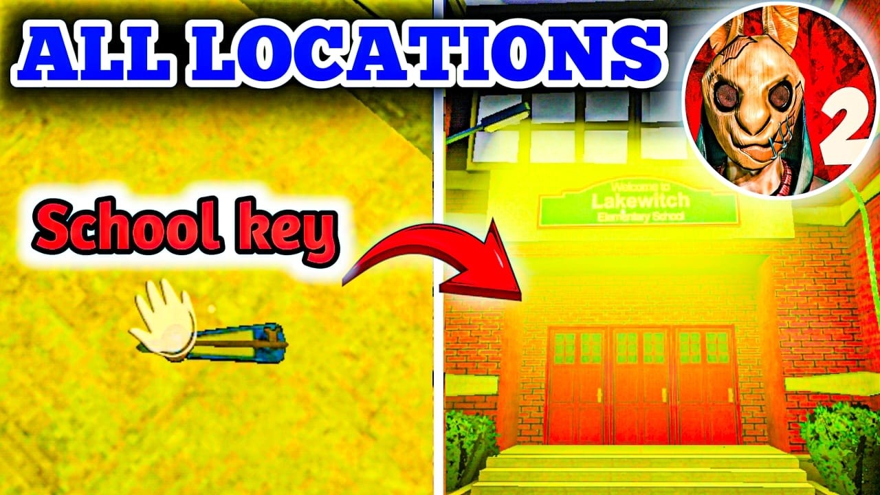 All locations of school key in horror tale 2 - YouTube