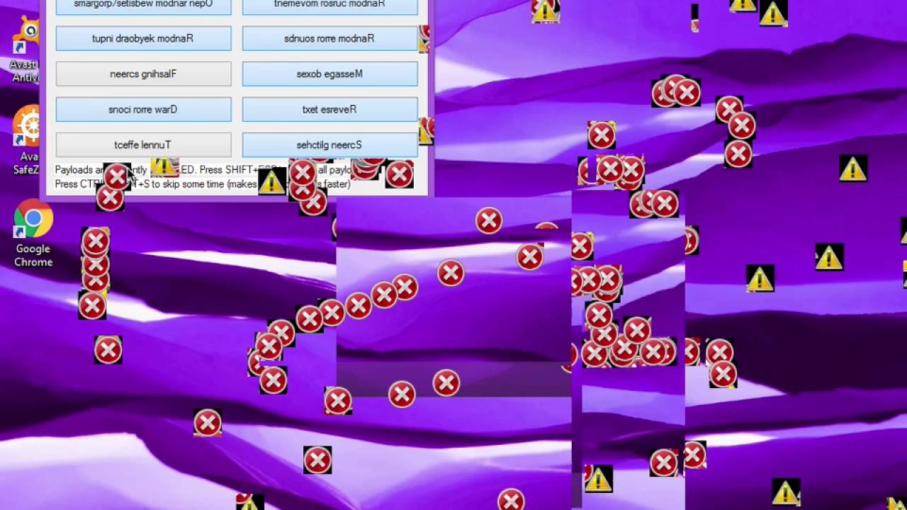 MEMZ Payload Panel Test - YouTube