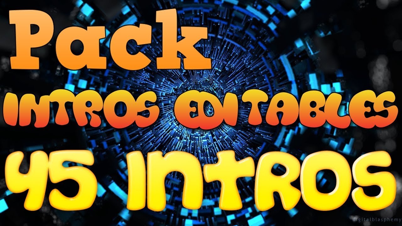 Descargar Pack de Intros Editables | 45 Intros Editables | MEGA - YouTube