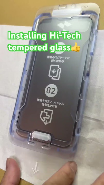Smart Devil tempered glass easy to install 👍 - YouTube