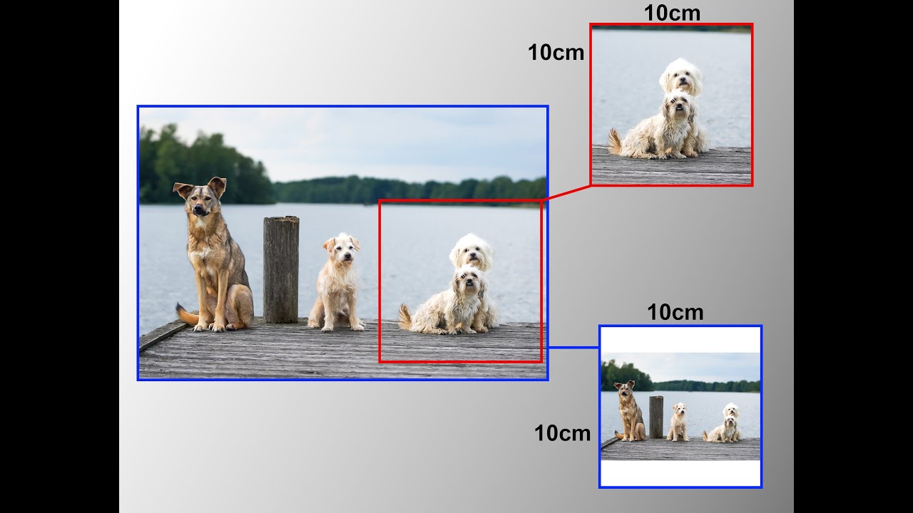 étape 4 transformer ou découper une image rectangulaire en format carré ...