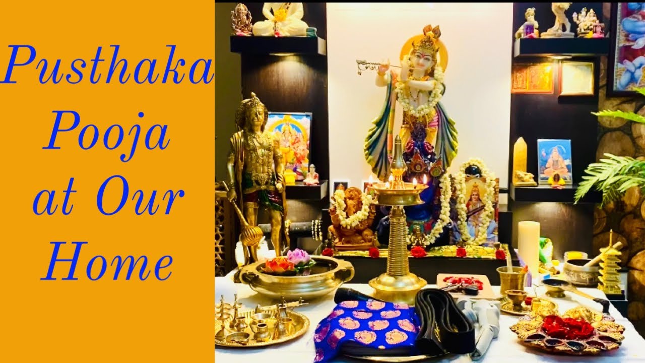 പുസ്തക പൂജ 2022 || Pusthaka pooja at home || Navarathri pooja at home # ...