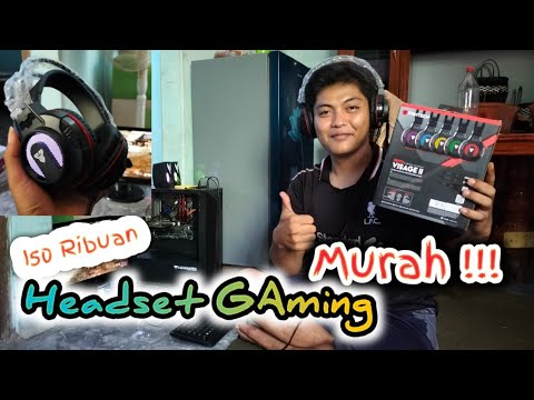 Review HEADSET GAMING Murah TERBAIK Vessage II || Rekomendasi Headset ...
