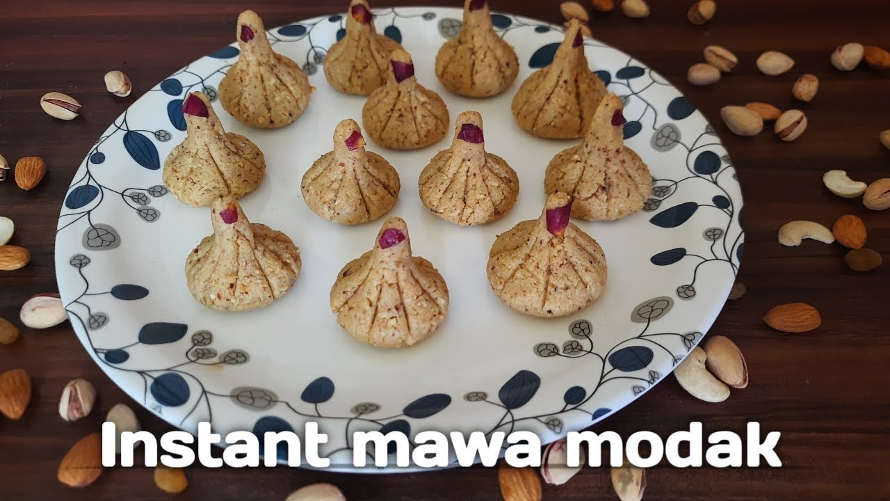 Instant Mawa Modak |Quick Modak Recipe |Modak In 15 Minutes |Easy Modak ...
