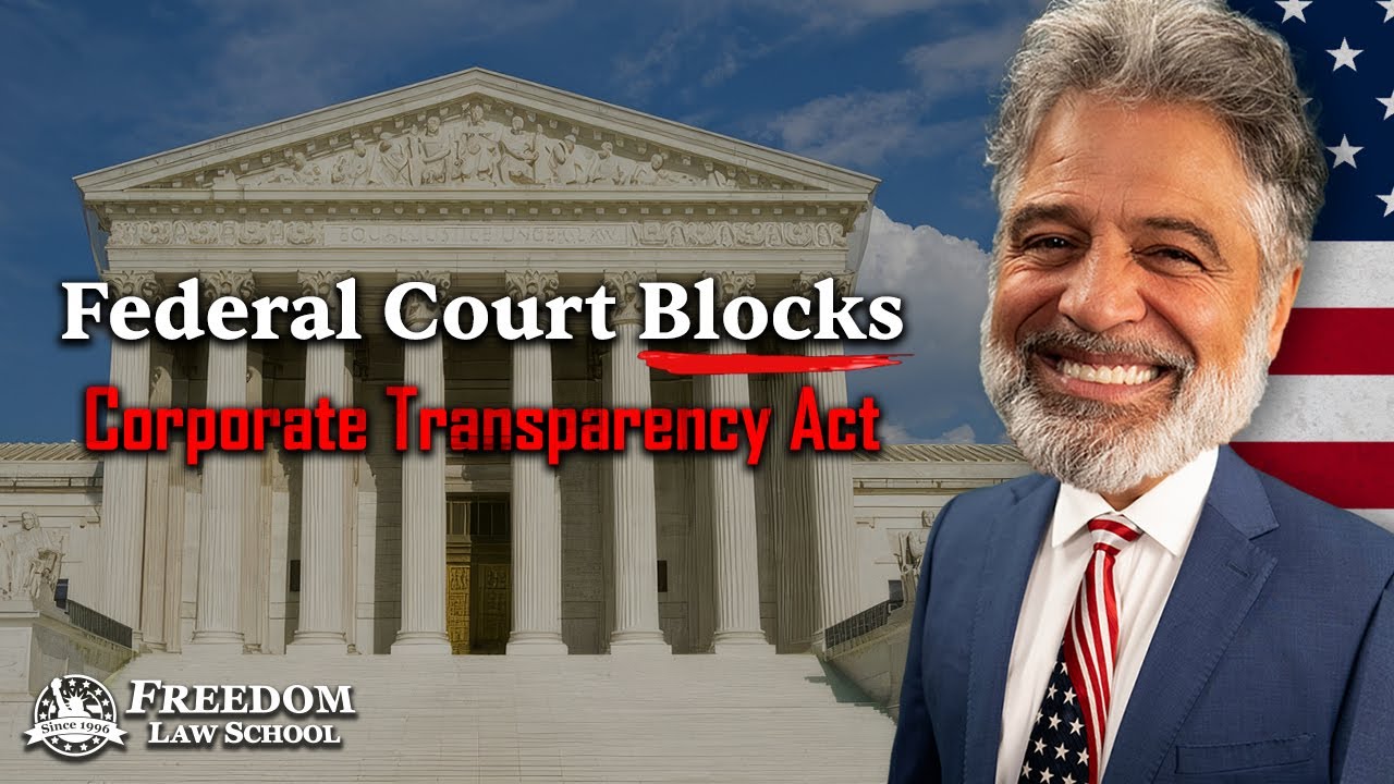 Special Federal court blocks Corporate Transparency Act that requires ...