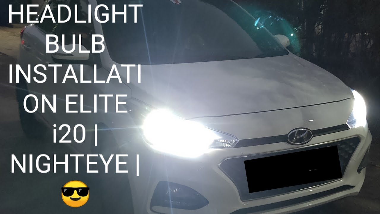 LED HEADLIGHT INSTALLATION HYUNDAI i20 | PART -1 😎 - YouTube