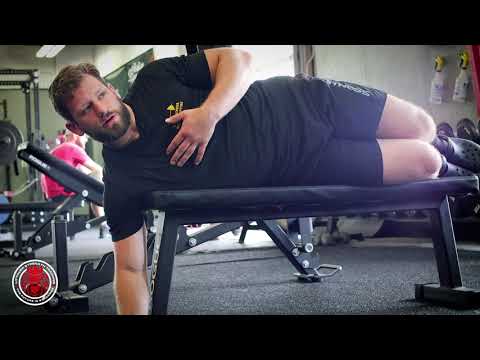 Bench Supported Lateral Neck Flexion - YouTube