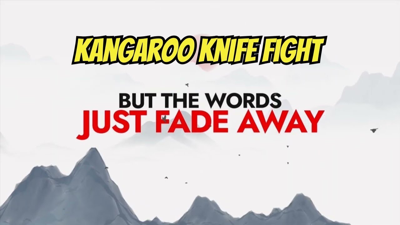 TALK - Kangaroo Knife Fight - A Journey of Love, Struggle, and ...