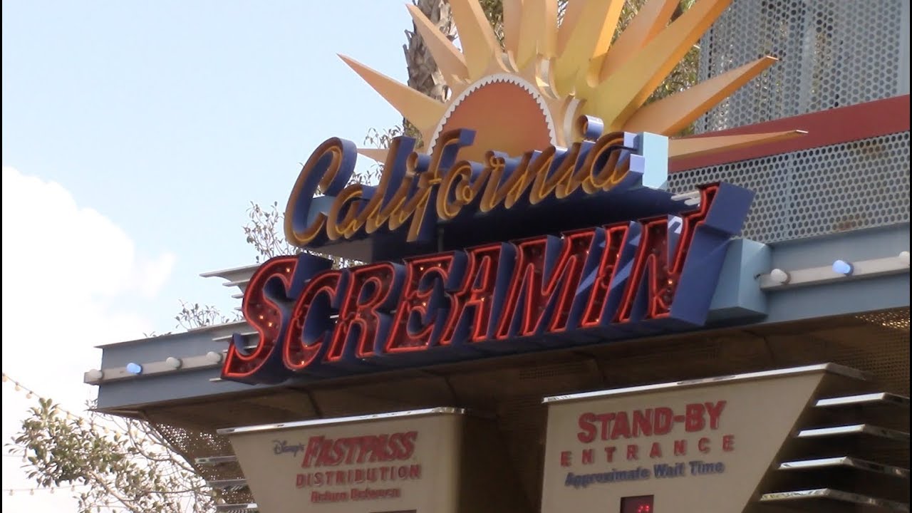 California Screamin Review Disney California Adventure Roller Coaster ...
